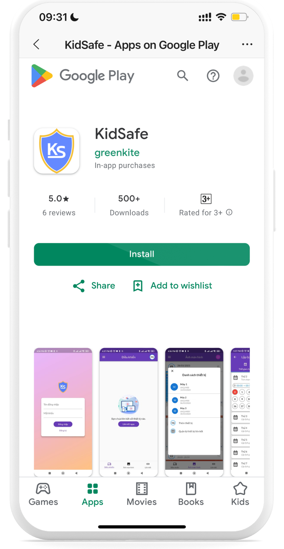 Hướng dẫn tải và đăng ký ứng dụng KidSafe Admin trên điện thoại - KidSafe Guide